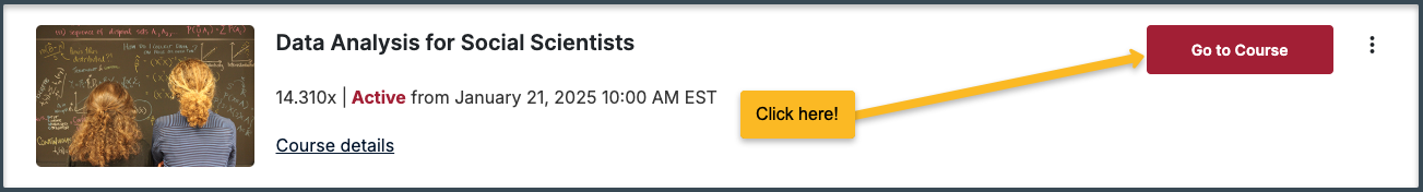How do I start my course? – MITx Online